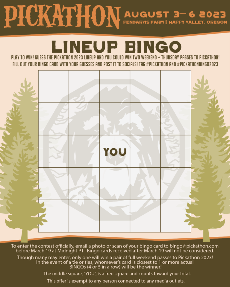 Pickathon Early Bird Tickets Selling Out, Lineup Coming Soon, Get Your ...