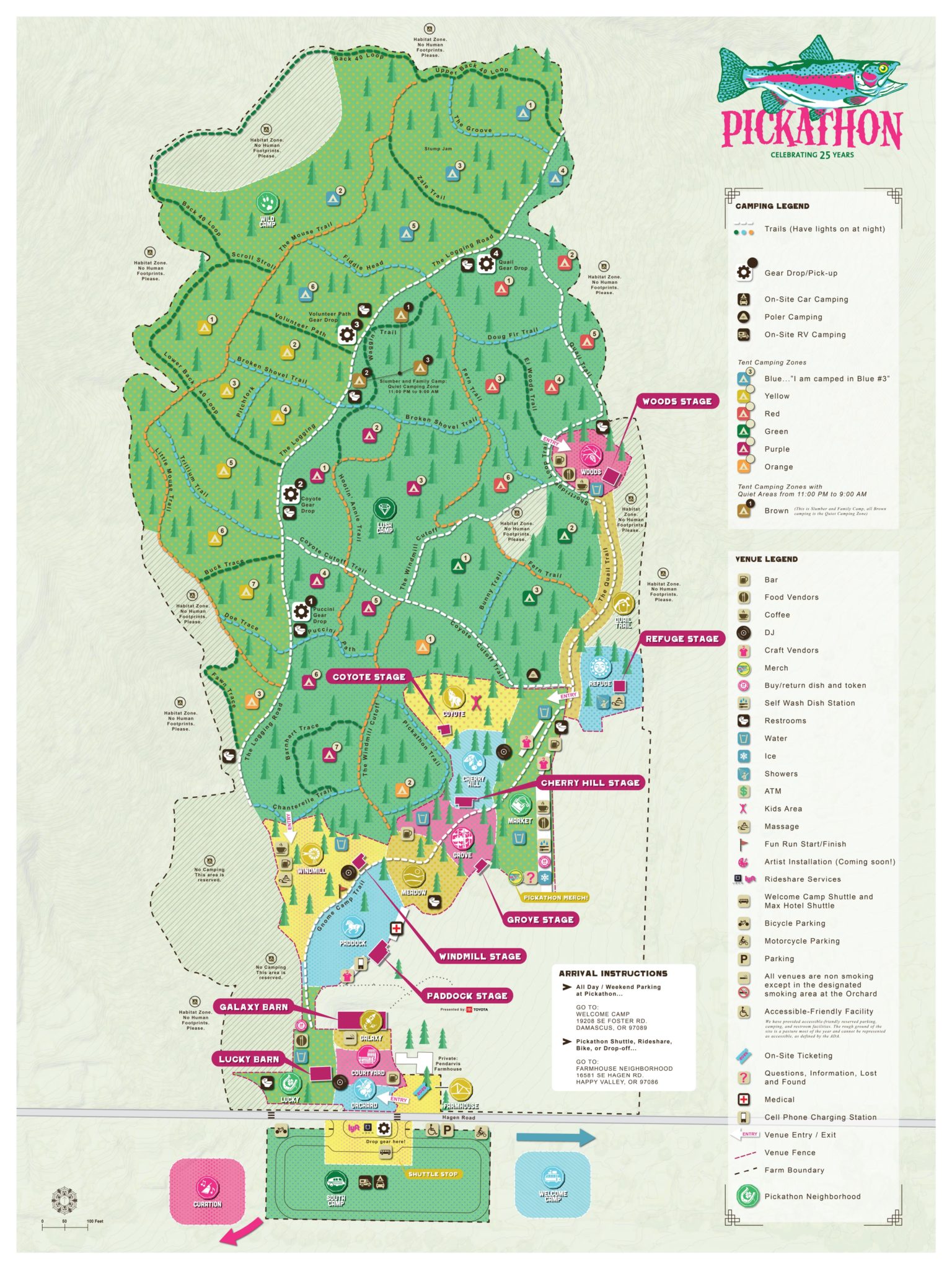 Introducing the 2025 Pickathon Audience Map - Pickathon